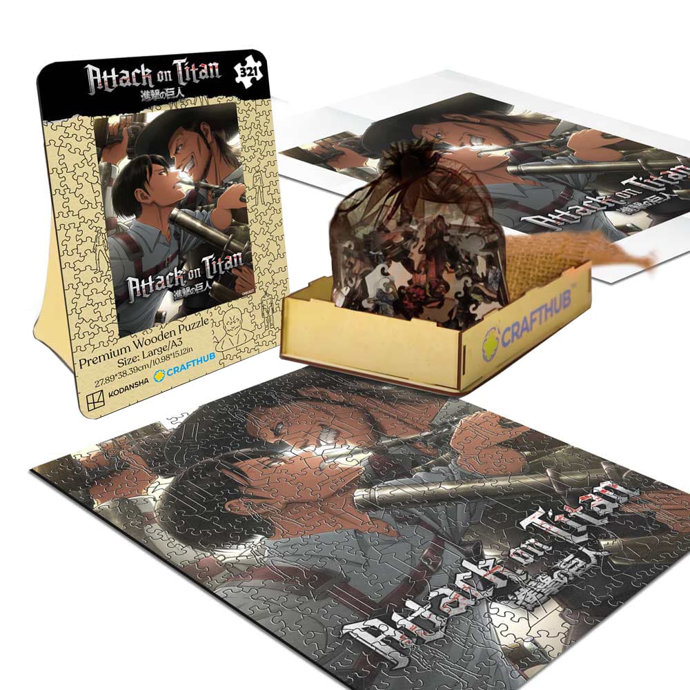 Crafthub Attack on Titan pussel (The Battle of Trost District) - Elgiganten