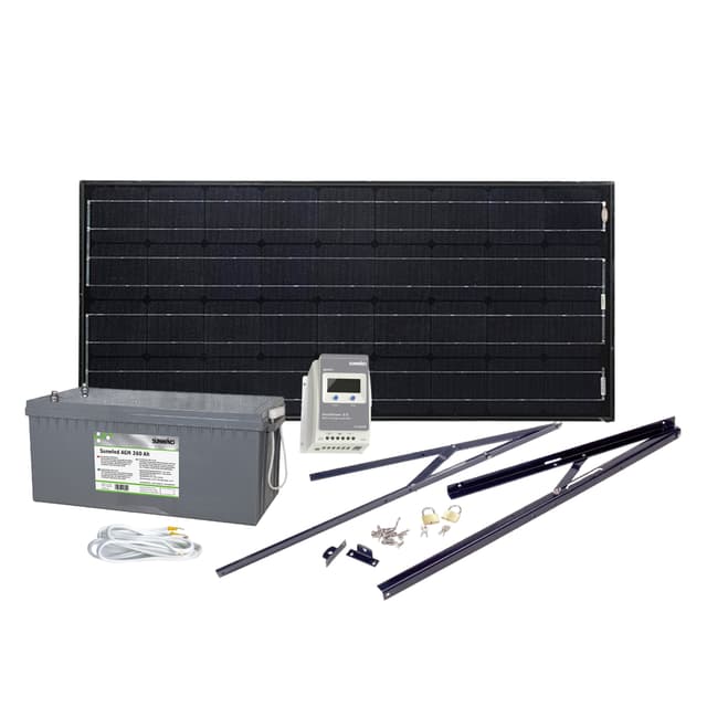 Solcelleanlegg 12V, 100 watt, AGM 260At - Elkjøp | Elkjøp