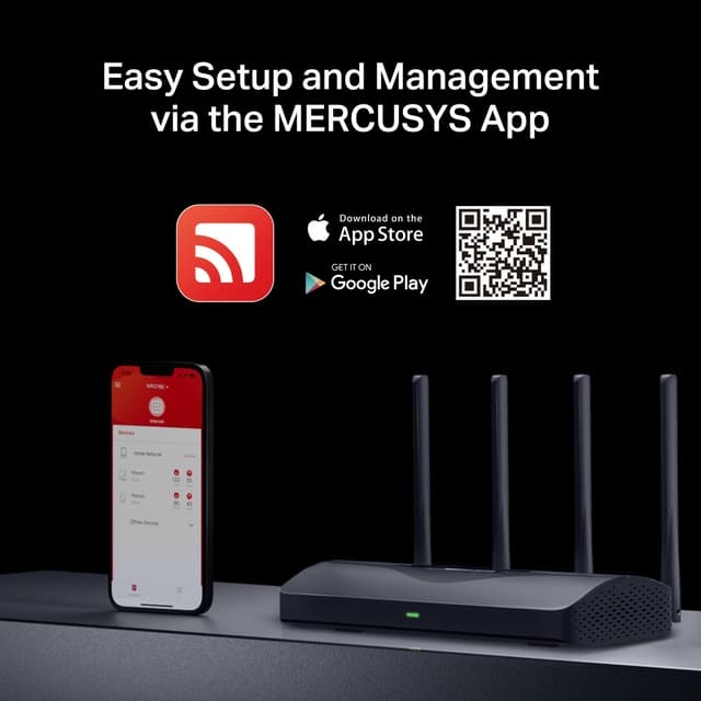Mercusys MR27BE WiFi 7 router - Elgiganten