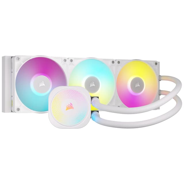Corsair iCUE LINK TITAN 360 mm RX RGB CPU vattenkylare (vit) - Elgiganten