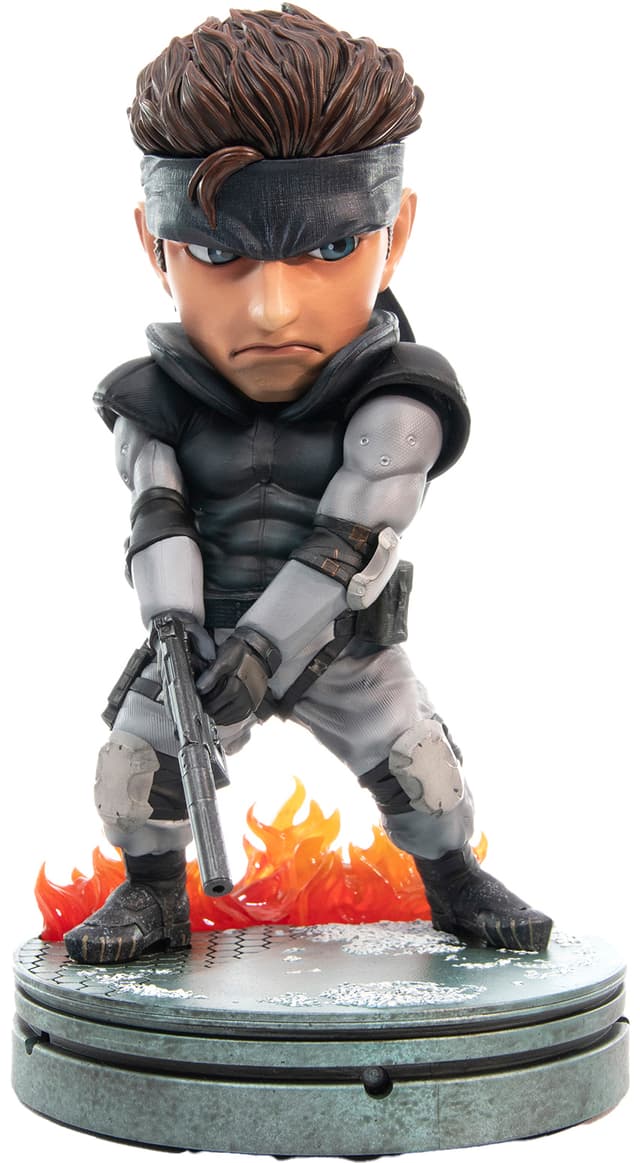 First 4 Figures Metal Gear Solid actionfigur (Solid Snake SD ...