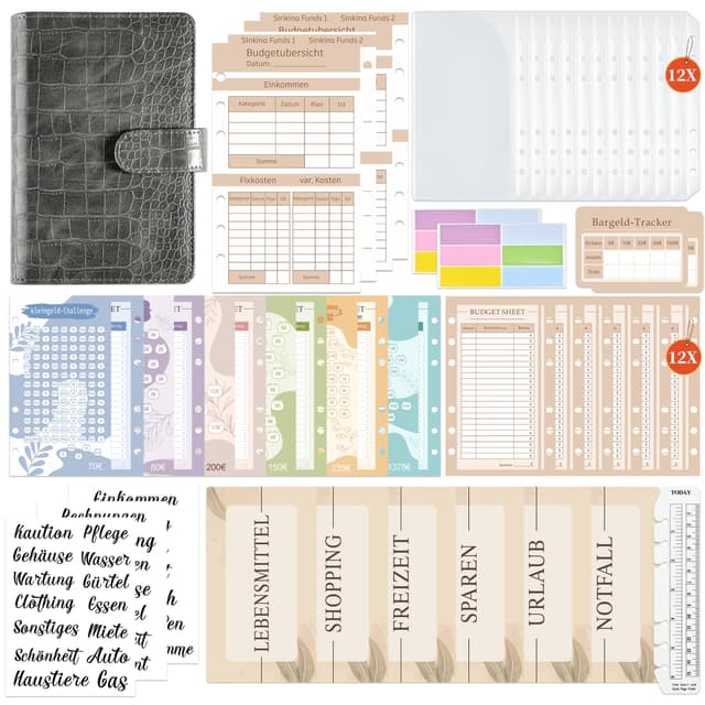 Budjettihallinnan kansio - Krokotiilikuvio Harmaa - Gigantti verkkokauppa