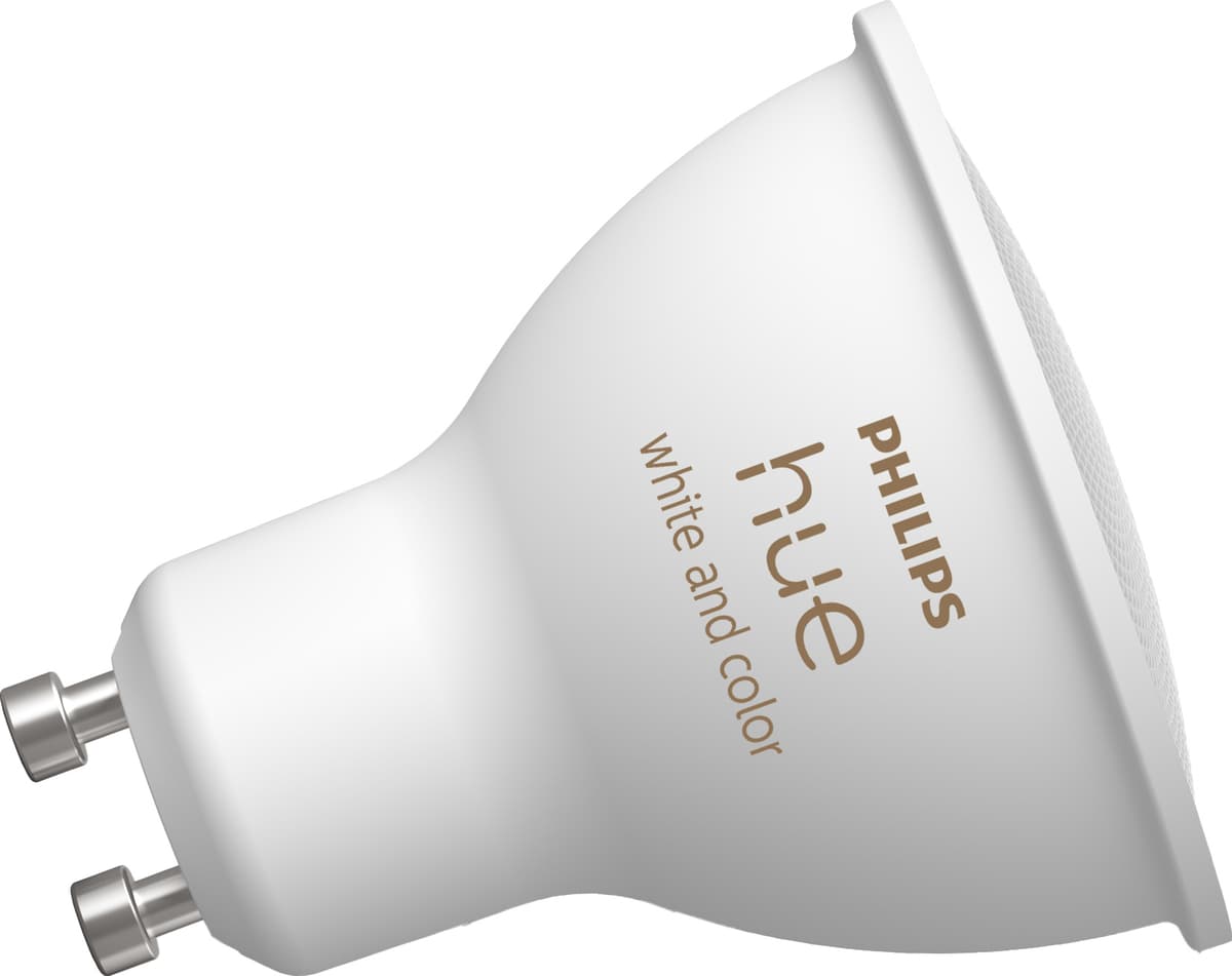 Philips Hue LED-lyspære GU10 4,2W - Elkjøp