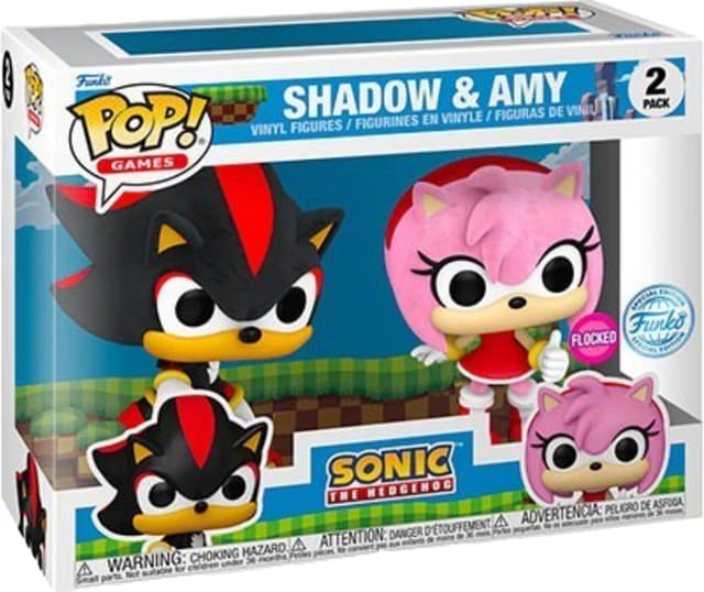 Funko Sonic the Hedgehog actionfigur 2-pak (Shadow & Amy) | Elgiganten