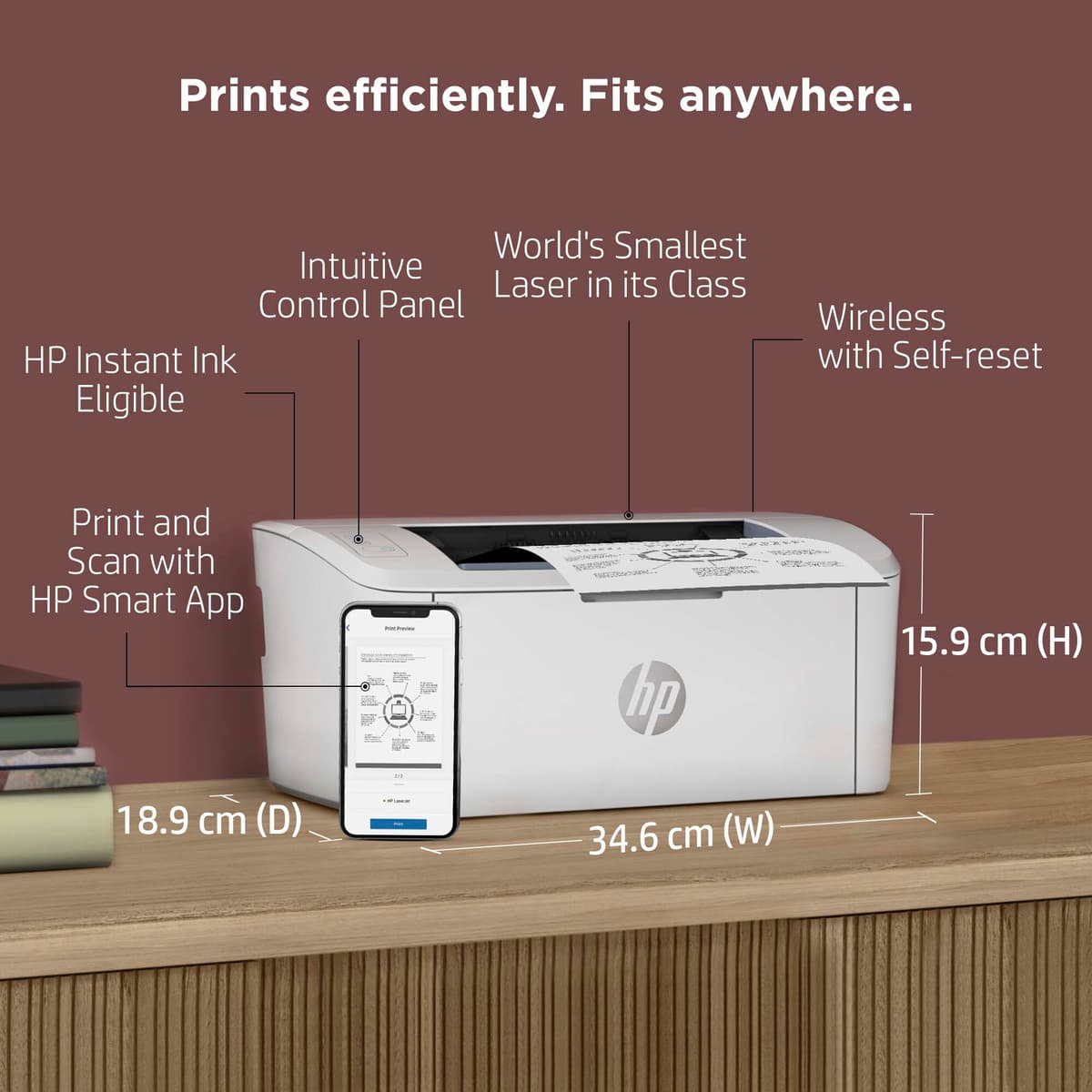 HP LaserJet M110w monolaserprinter | Elgiganten