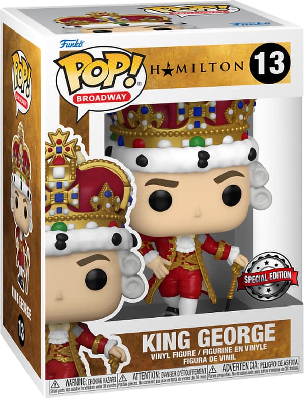 Funko Pop! Vinyl Exclusive Hamilton King George figur - Elkjøp | Elkjøp