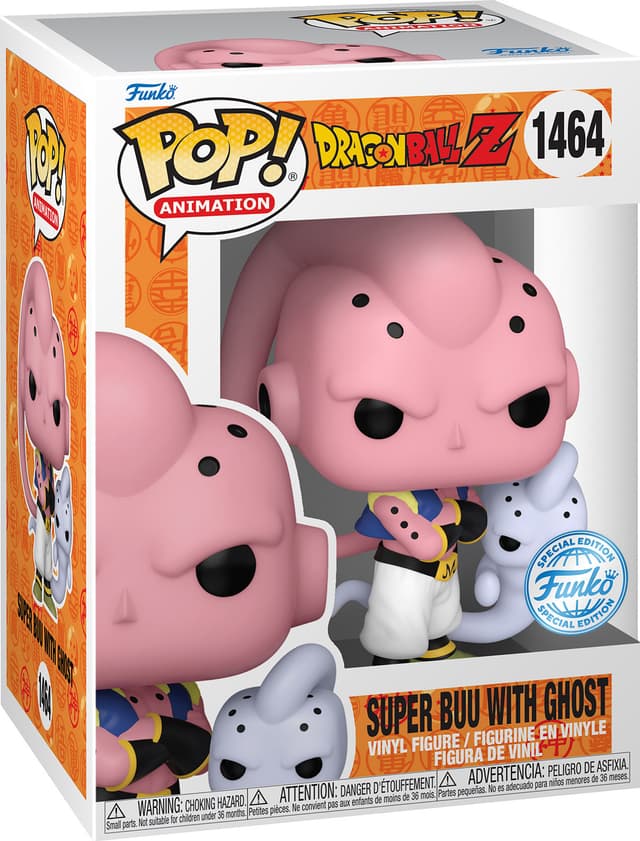 Funko Pop! Vinyl Dragon Ball Z Super Buu med Ghost figur - Elgiganten