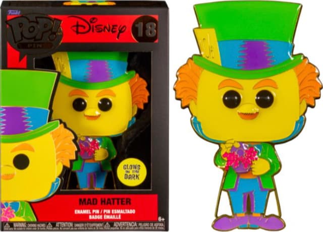 Funko Pin Badge Disney Mad Hatter | Elgiganten | Elgiganten