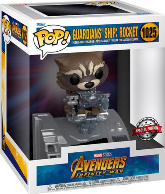 Funko Pop! Deluxe Exclusive Guardians' Ship Rocket figur - Elkjøp | Elkjøp