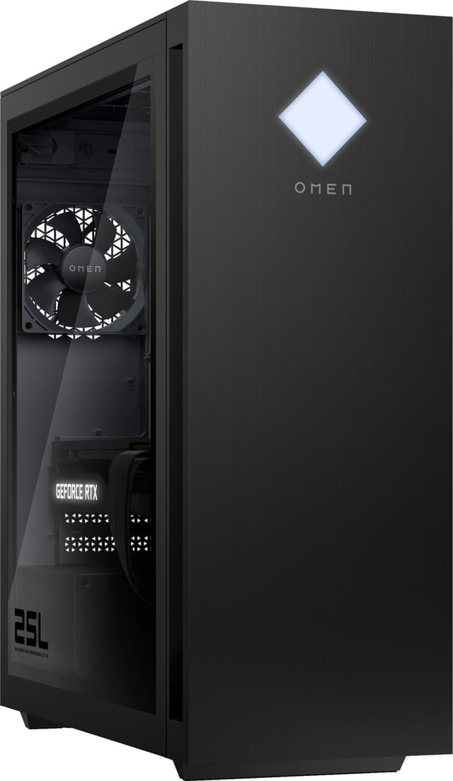 HP Omen 25L i5-14F/16/1TB/4060 stationær gaming-computer | Elgiganten