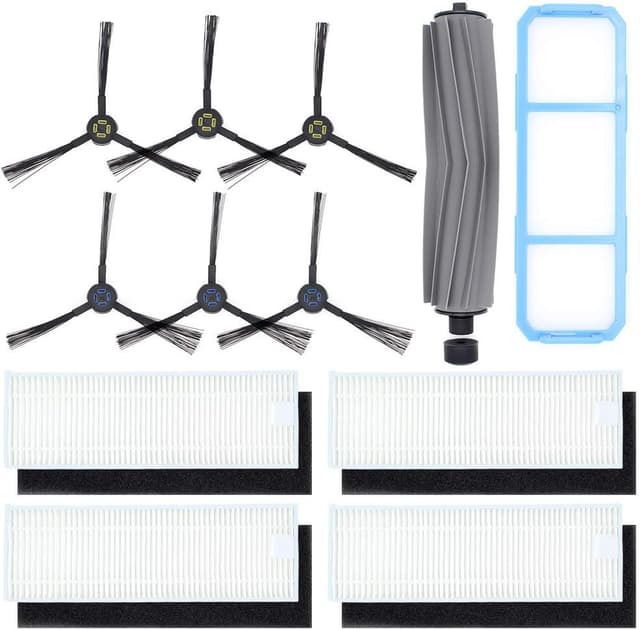 12-pack robotdammsugartillbehörssats för ILIFE A7/A9S Flerfärgad - Elgiganten - Elgiganten