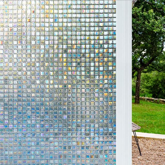 Mosaic Static Cling Privacy Koristeellinen ikkunatarrakalvo Valkoinen ...