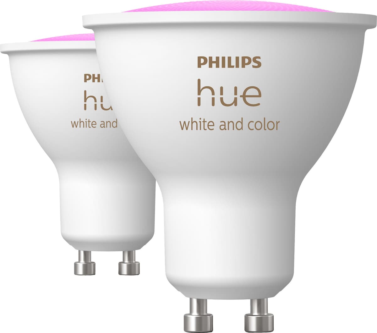 Philips Hue WAC lyspære 4,2 W GU10 (topakning) - Elkjøp