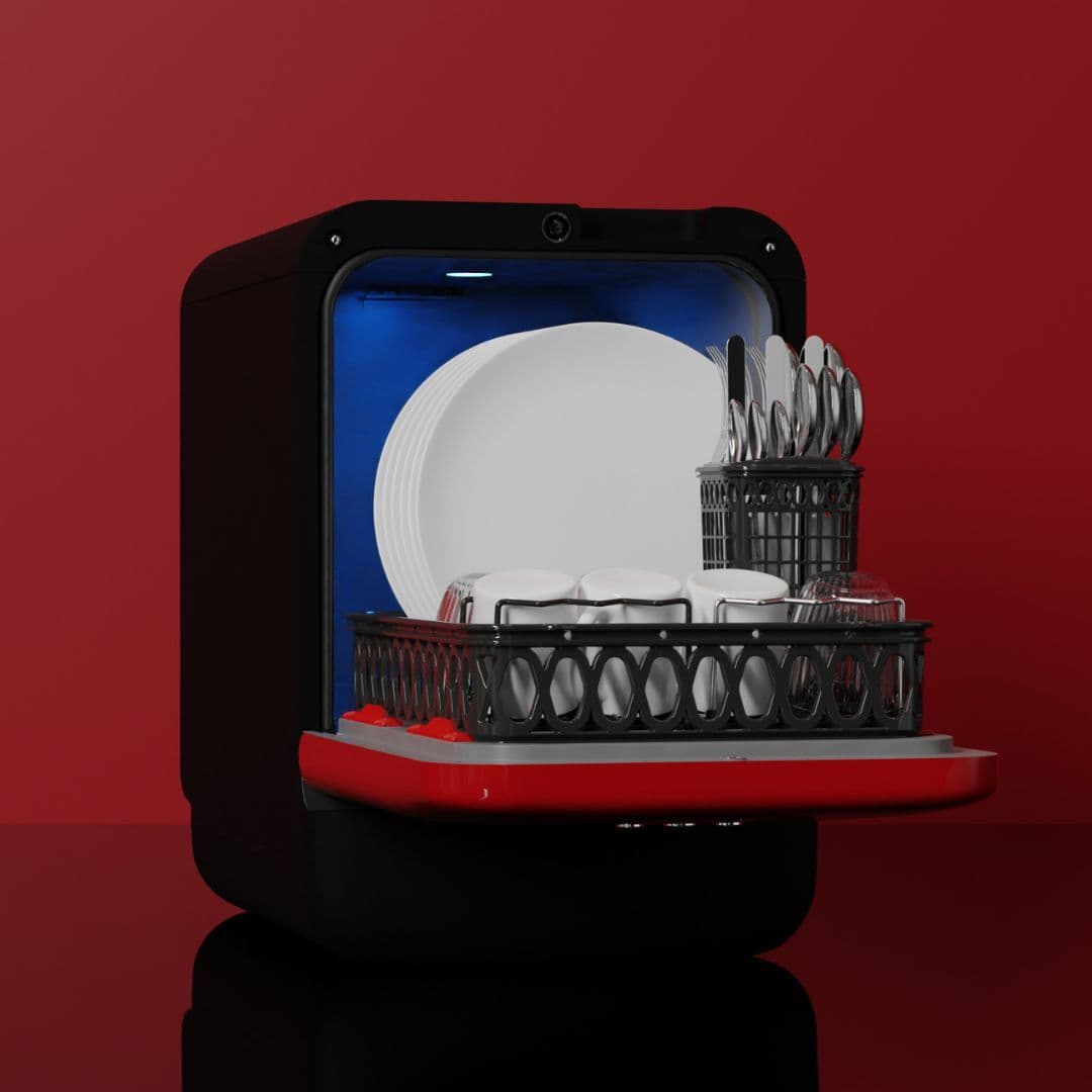 Bob den kompakta minidiskmaskinen - röd - Elgiganten - Elgiganten