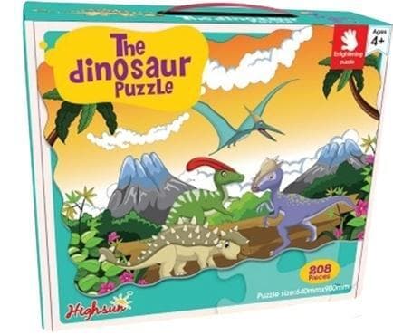 208 brikker puslespill, Dinosaurer, Velociraptor - Elkjøp | Elkjøp