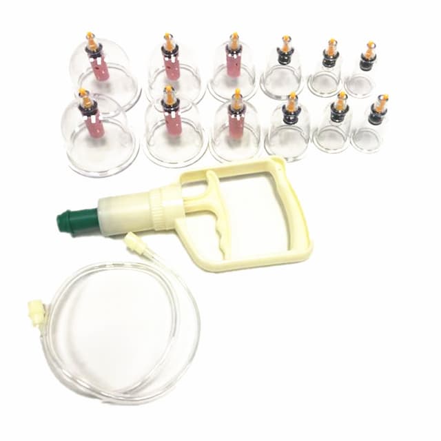 Kopping med vakuumpumpe for behandling og massasje 12 stk - Elkjøp | Elkjøp