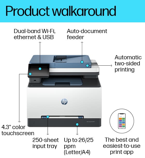 HP LaserJet Pro M3302sdw MF laserskriver - Elkjøp | Elkjøp
