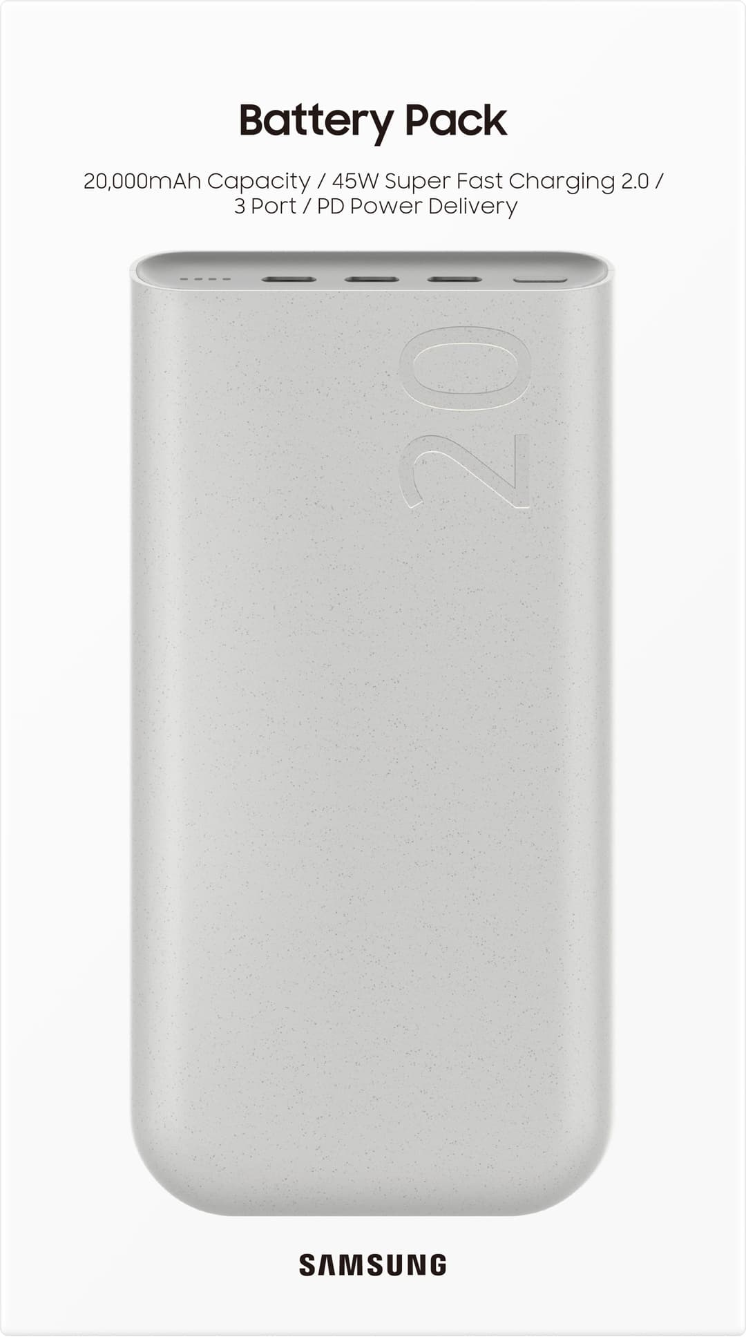 Samsung 20Ah powerbank (45W) - Elkjøp