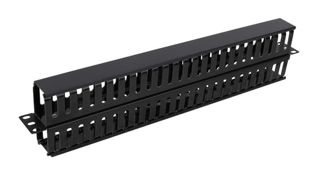 deltacoimp 19"" cable management, metal/plastic, double sided finger ...