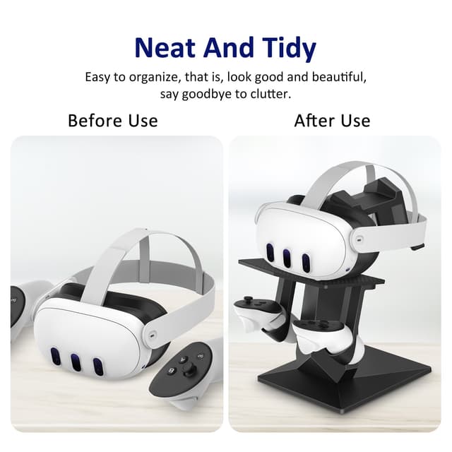 Universal Display Stand för Meta Quest 3 VR-headset Svart - Elgiganten