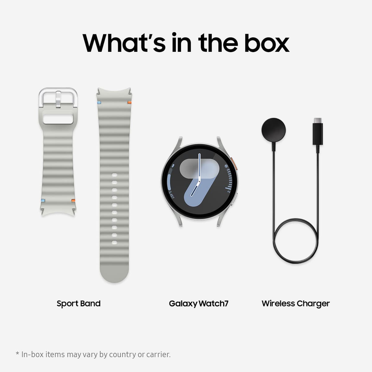 Samsung Galaxy Watch7 44mm BT (silver) - Elgiganten