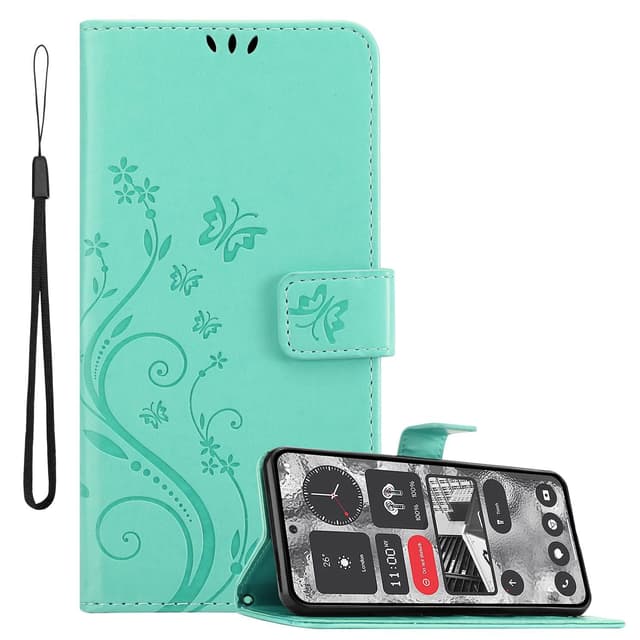 Nothing 2 lommebokdeksel Blomster (Turkis) - Elkjøp | Elkjøp