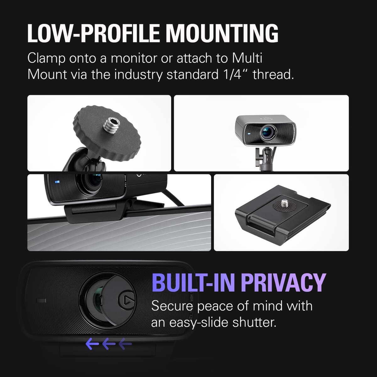 Elgato Facecam MK.2 webkamera (sort) - Elkjøp