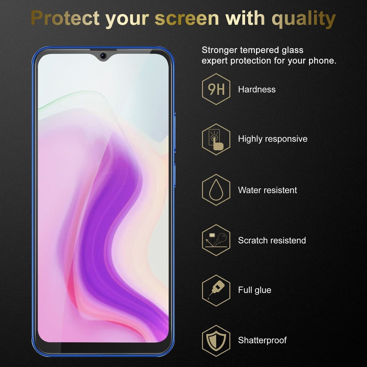 Blackview A70 / A70 PRO 3x Skärmskydd Skyddsglas - Elgiganten