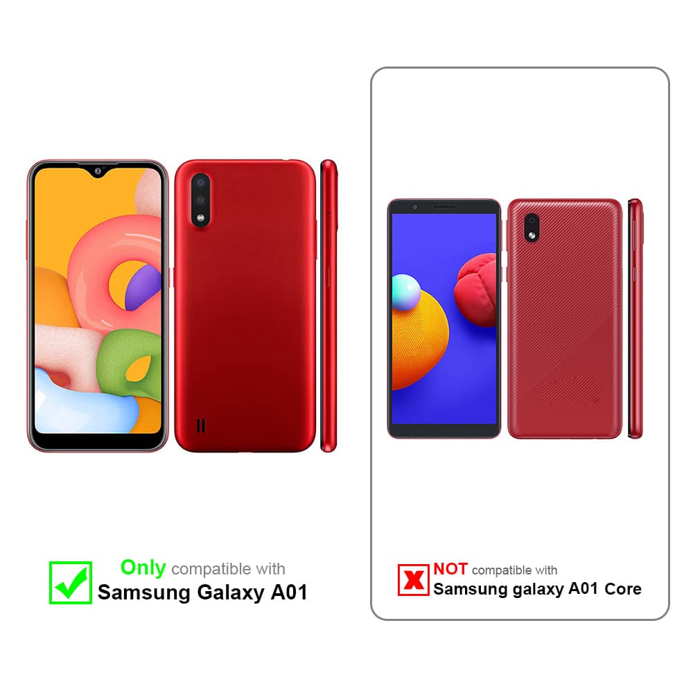 Samsung Galaxy A01 deksel case cover (gul) - Elkjøp