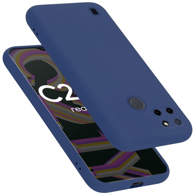 Realme C21Y / C25Y deksel case cover (blå) - Elkjøp