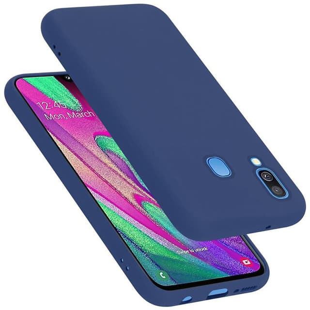 Samsung Galaxy A40 deksel case cover (blå) - Elkjøp