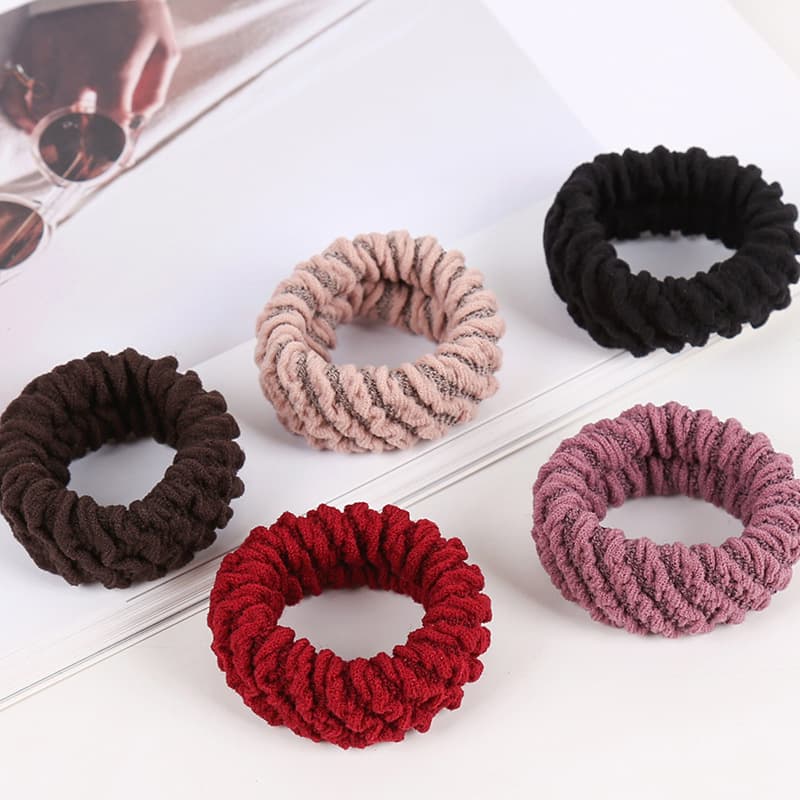 Elastiske hårbånd Scrunchy Hair Binder Tau 10-deler Flerfarget - Elkjøp
