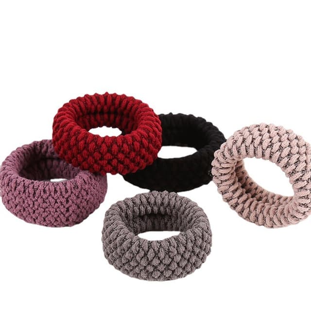 Elastiske hårbånd Scrunchy Hair Binder Tau 10-deler Flerfarget - Elkjøp