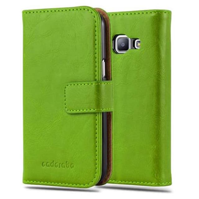 Samsung Galaxy J1 2015 lommebokdeksel etui (grønn) - Elkjøp