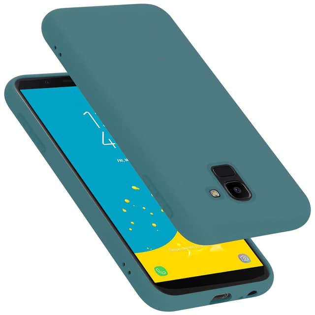 Samsung Galaxy J6 2018 deksel case cover (grønn) - Elkjøp
