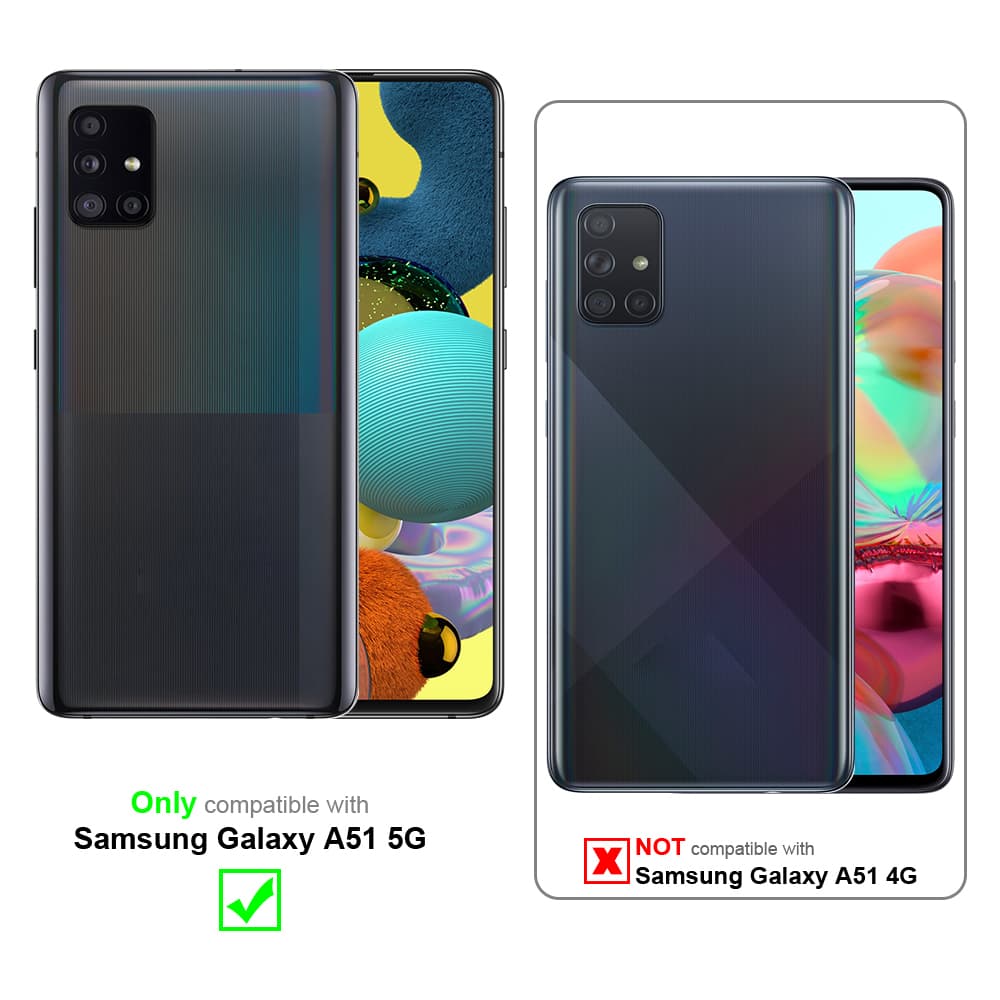Samsung Galaxy A51 5G Deksel med Halskjede (brun) - Elkjøp