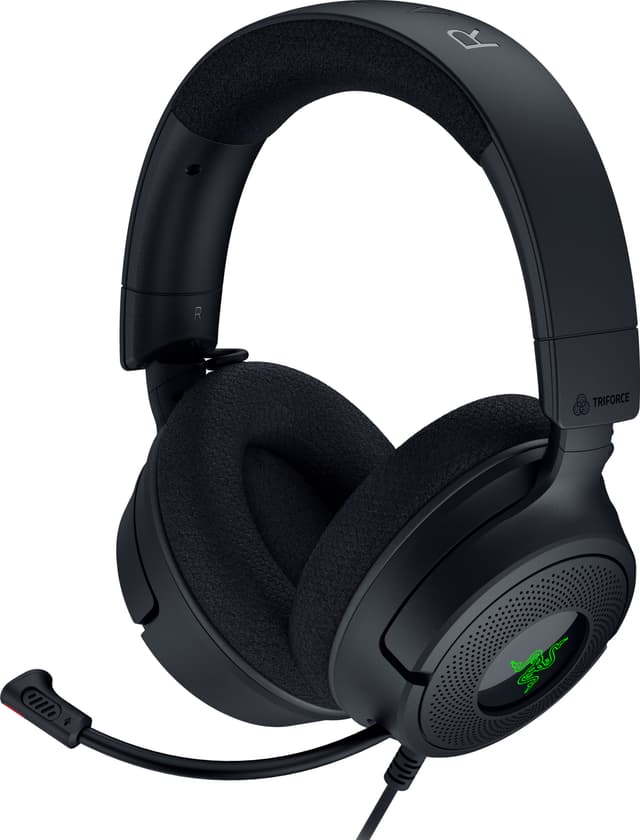 Razer Kraken V4 X gaming headset (sort) | Elgiganten | Elgiganten