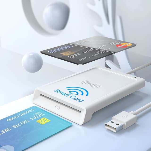 NÖRDIC Smart Card-læser med NFC, USB-A | Elgiganten