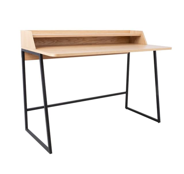 Skrivebord HELENA 120x60xH88cm, lys eik - Elkjøp