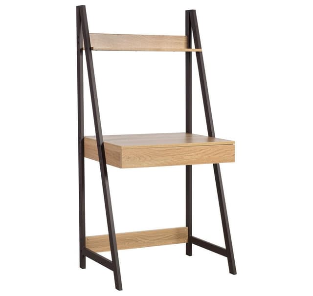 Skrivebord STEP 74x48xH146cm, eik - Elkjøp