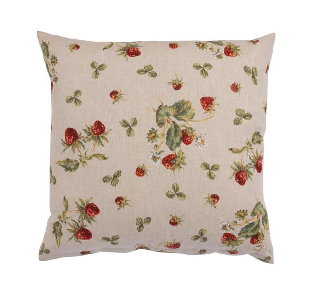 Kudde HOLLY 45x45cm, jordgubbar - Elgiganten