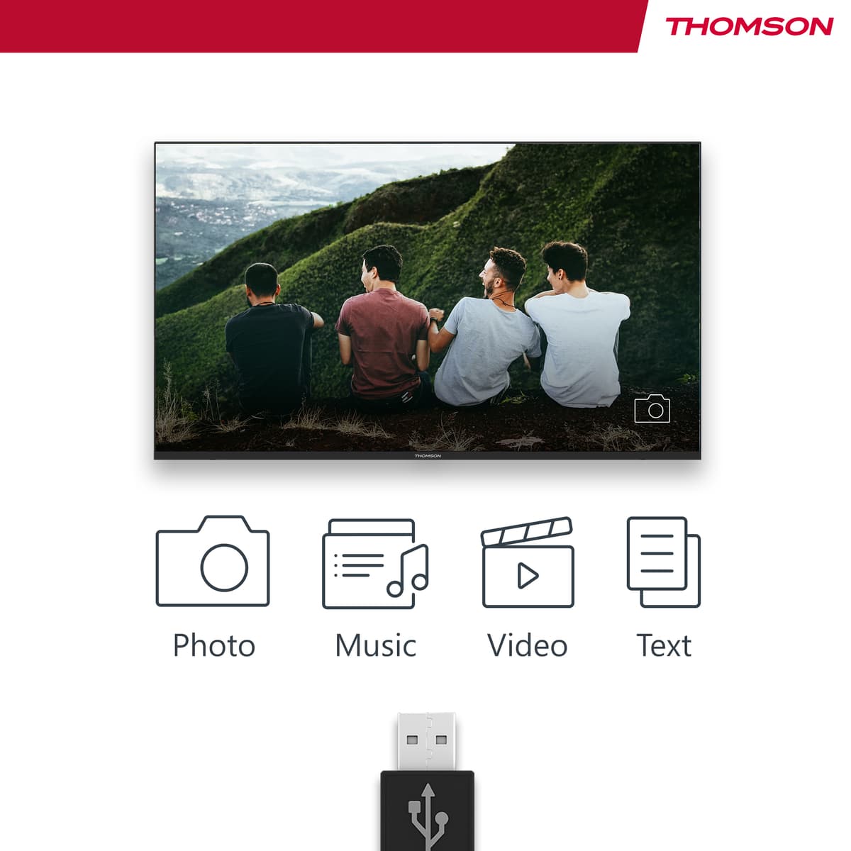 Thomson 32" Easy TV HD LCD TV (2023) - Gigantti