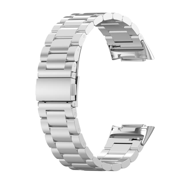 Solide metallbånd i rustfritt stål som er kompatible med Fitbit charge ...