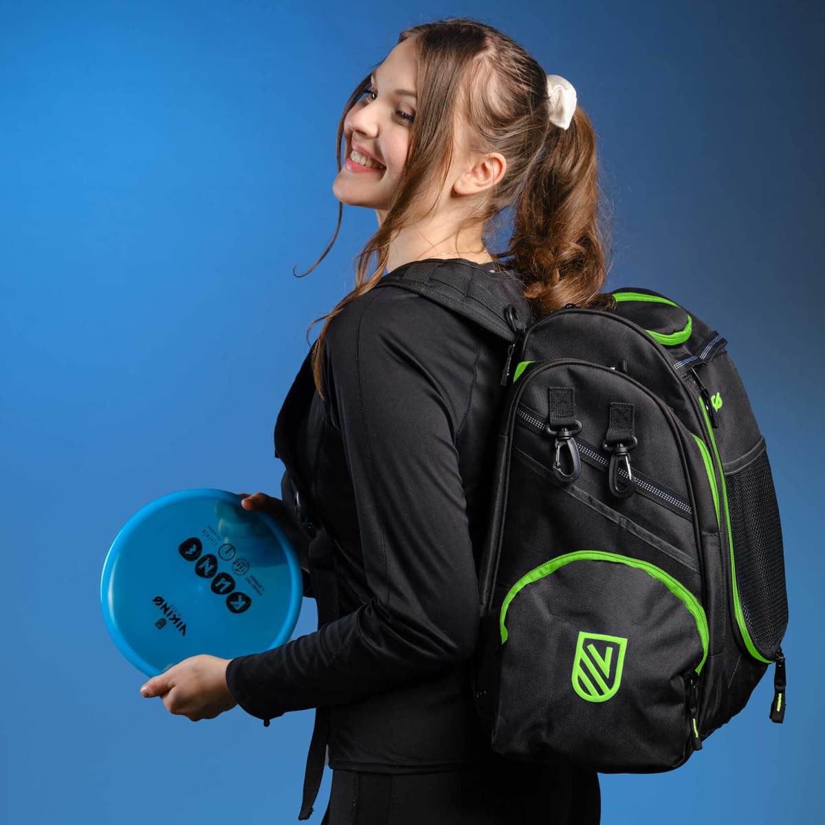Viking Discs Rucksack Pro Svart/Lime Disc Golf Sekk - Elkjøp | Elkjøp