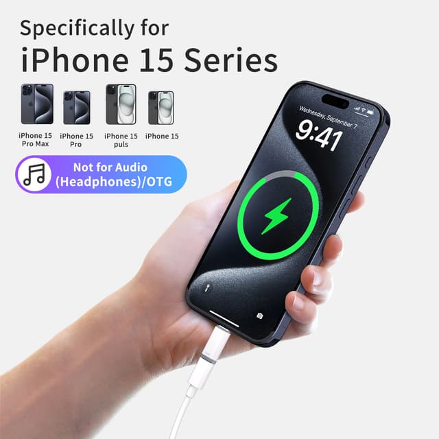 Lightning (hona) till USB-C (hane) adapter - Elgiganten