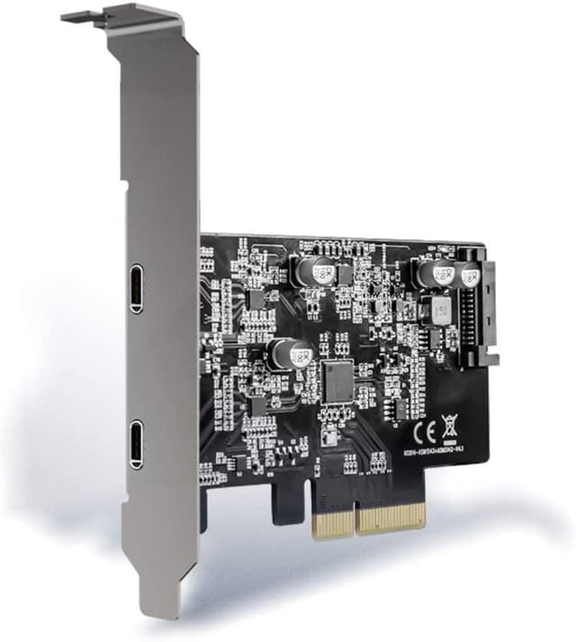 Maiwo KC014 PCI Express x4 -kortti–2x ulkoinen USB 3.1, 10 Gb/s, Gen 2 ...
