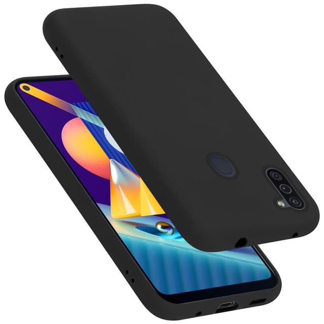 Samsung Galaxy A11 / M11 Skal Fodral Case Cover (Svart) - Elgiganten