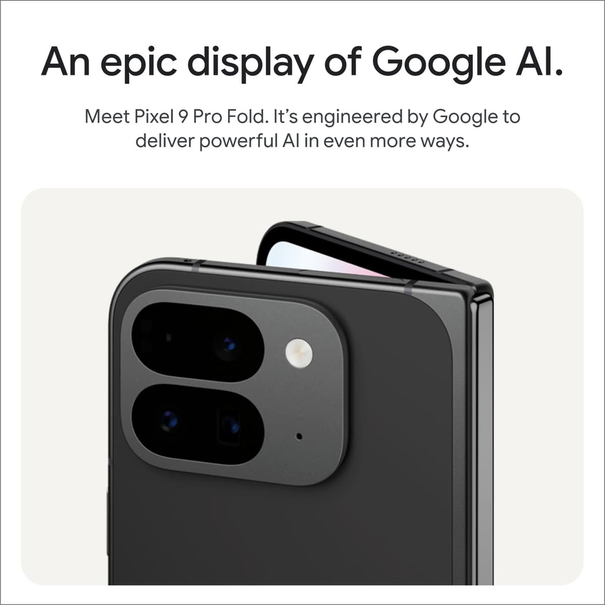 Google Pixel 9 Pro Fold 5G smartphone 16/256GB (obsidian) - Elgiganten