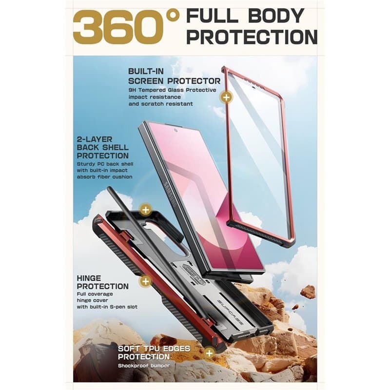 SUPCASE UB Pro Samsung Galaxy Z Fold 6 - Ruddy - Elkjøp | Elkjøp