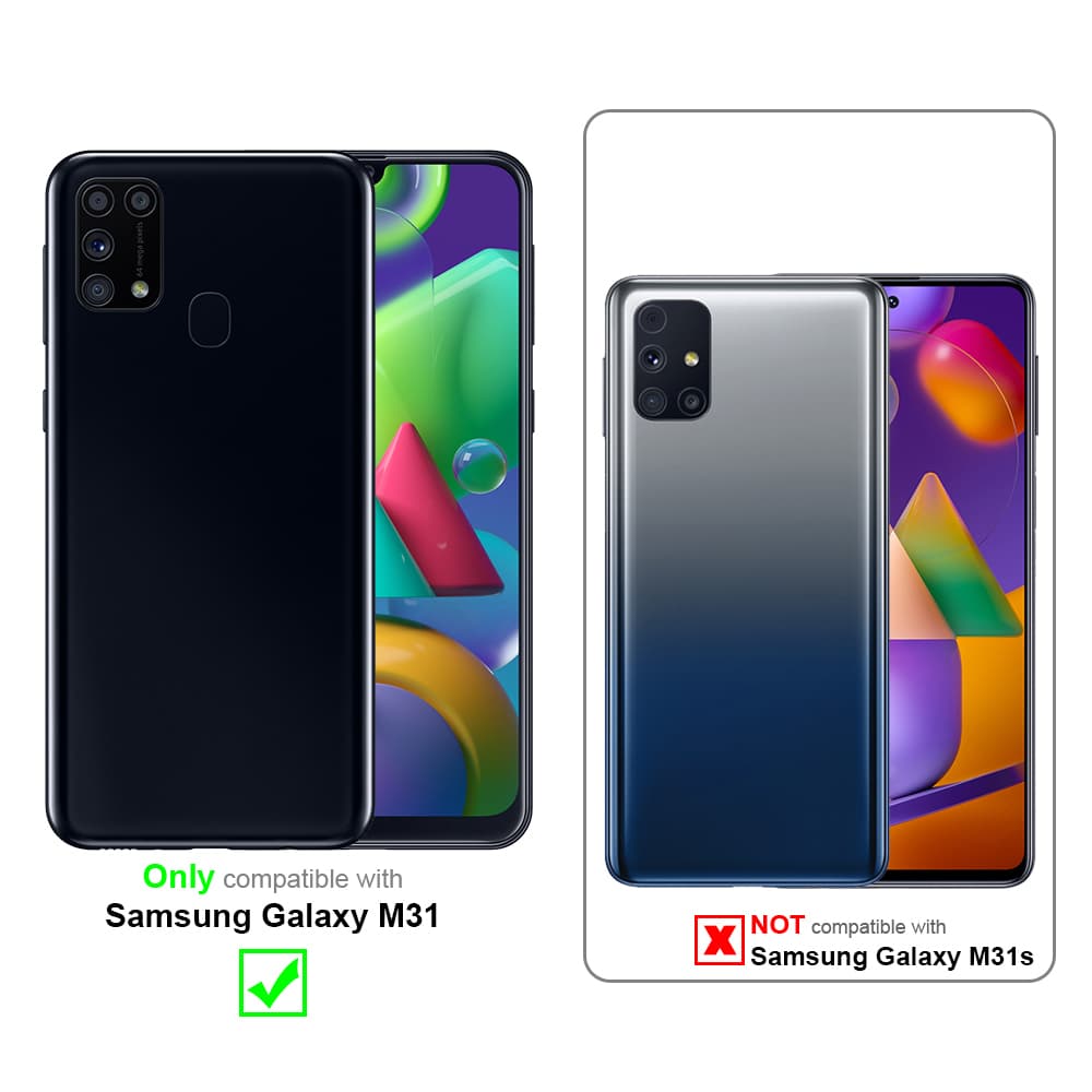 Samsung Galaxy M31 Deksel med Halskjede (grå) - Elkjøp
